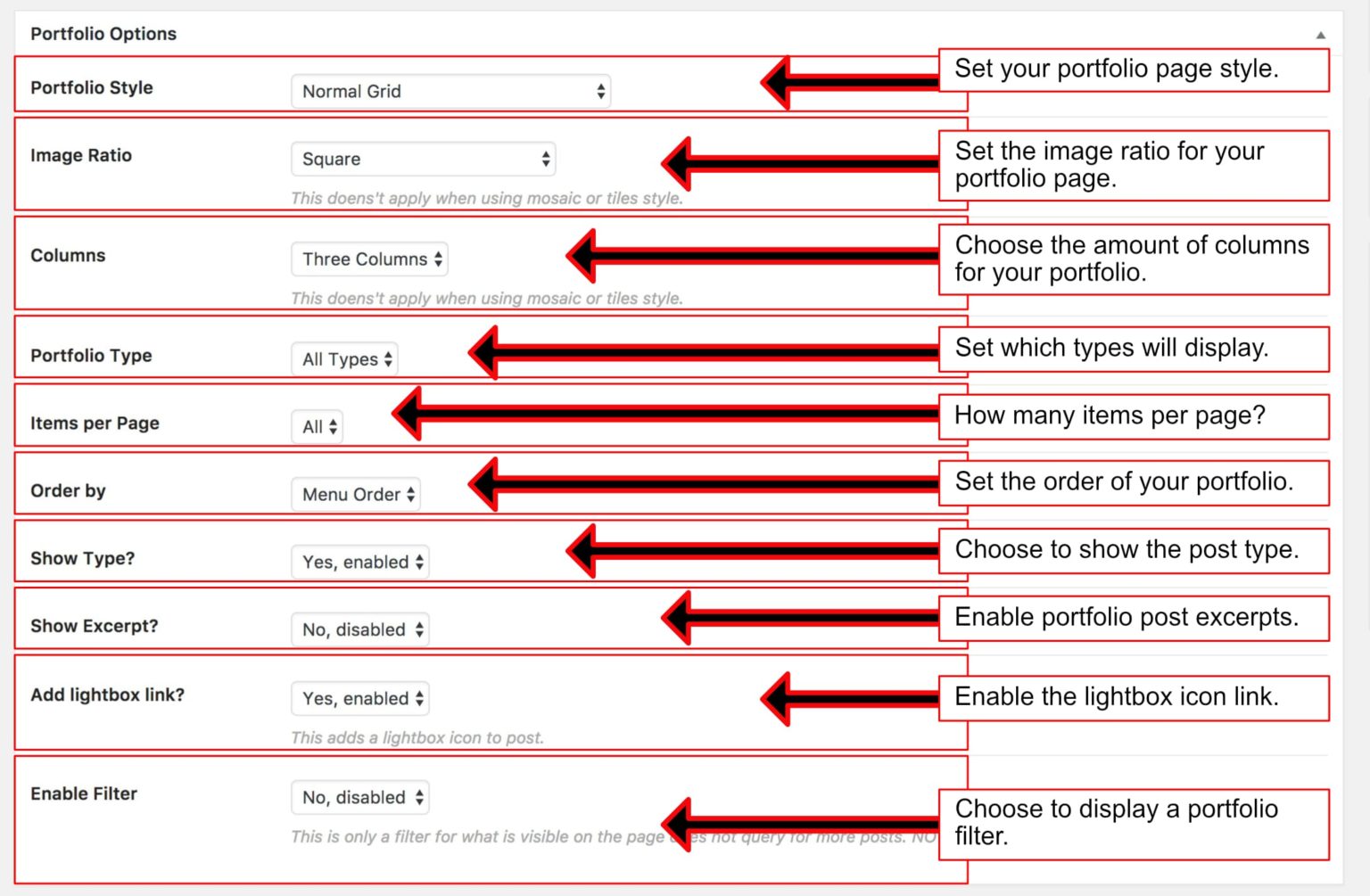 Portfolio Grid Page Template – Ascend