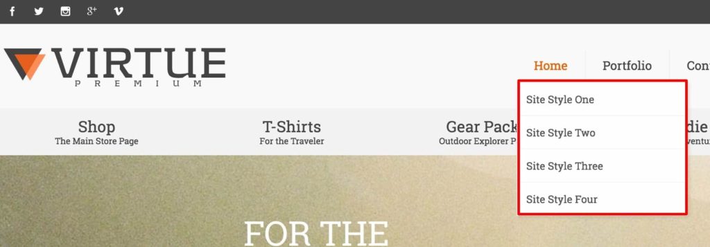 Menus – Kadence WordPress Documentation